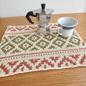 C2C Crochet Farmhouse Hot Pad Pattern (Free) - Made by Gootie