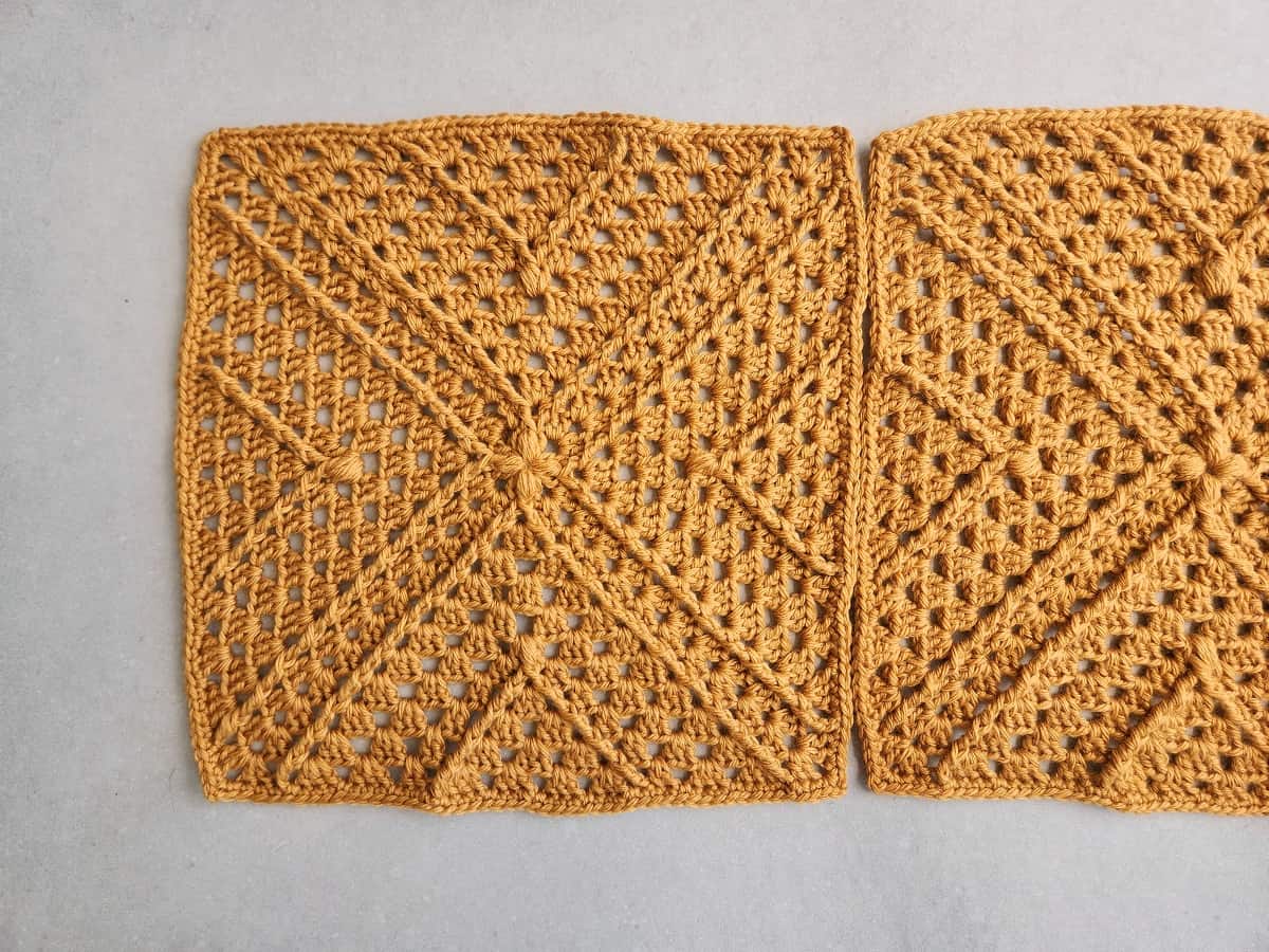 Unusual Granny Square Crochet Pattern - Made by Gootie