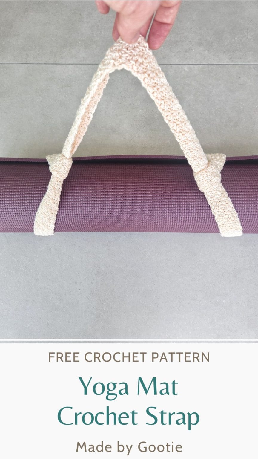 Free Crochet Yoga Mat Strap Pattern - Made by Gootie