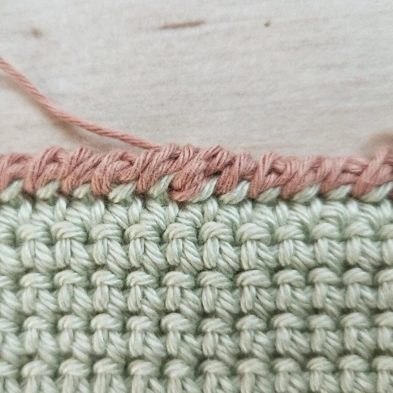 How to Crochet: Reverse Single Crochet Stitch (Crab Stitch) - Made by ...