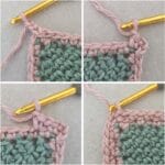 Moss Stitch Border - Simple Crochet Border for Blankets - Made by Gootie