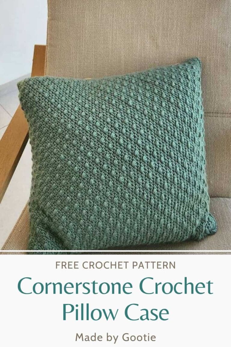 Pillow Case Crochet Pattern - Made by Gootie