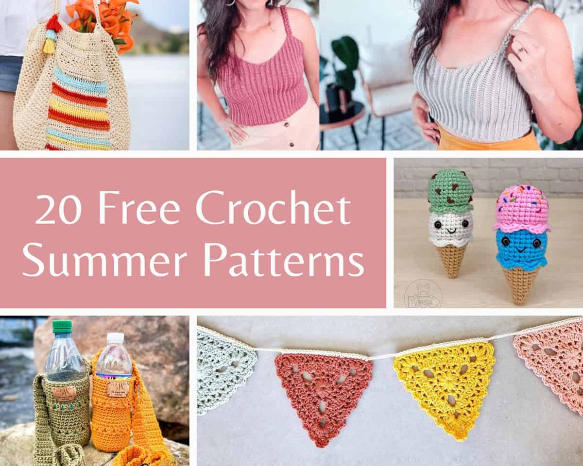 20 Free Crochet Summer Patterns - Made by Gootie