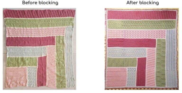 Color Block Crochet Blanket - Springtime Journey Blanket - Made by Gootie