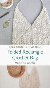 Braided Beans - Rectangle Crochet Bag Pattern - Made by Gootie